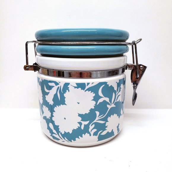 Cost Plus World Market | Kitchen | World Market Canister Blue White ...